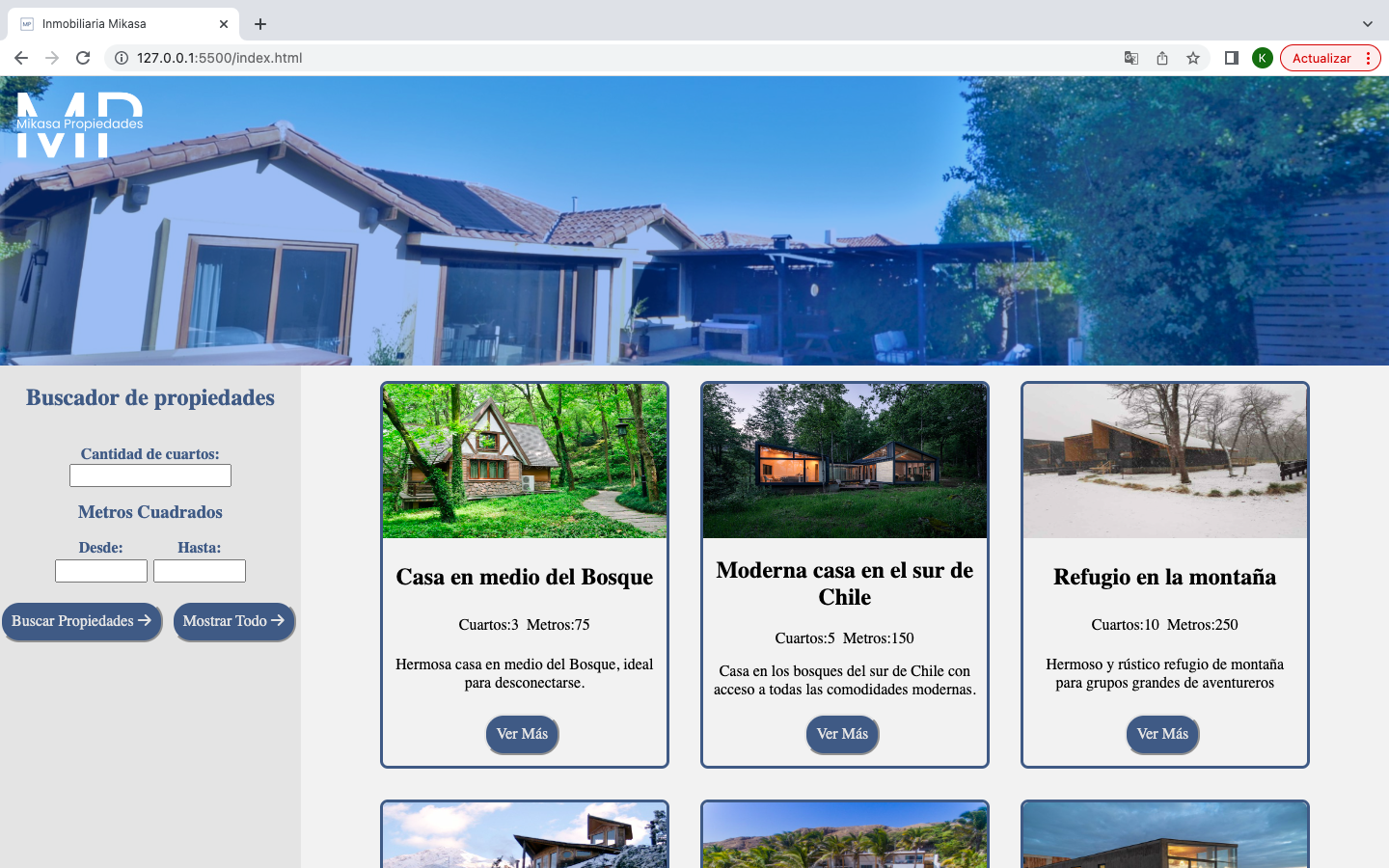 GitHub - kvel83/MikasaPropiedades: Pagina de corredor de propiedades utilizando HTML, JS y CSS