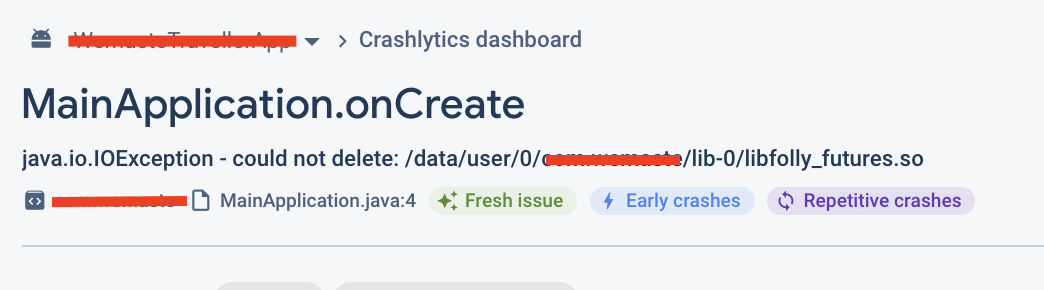 Getting Background Crash With Mainapplication Oncreate In React Native Android Any Solution