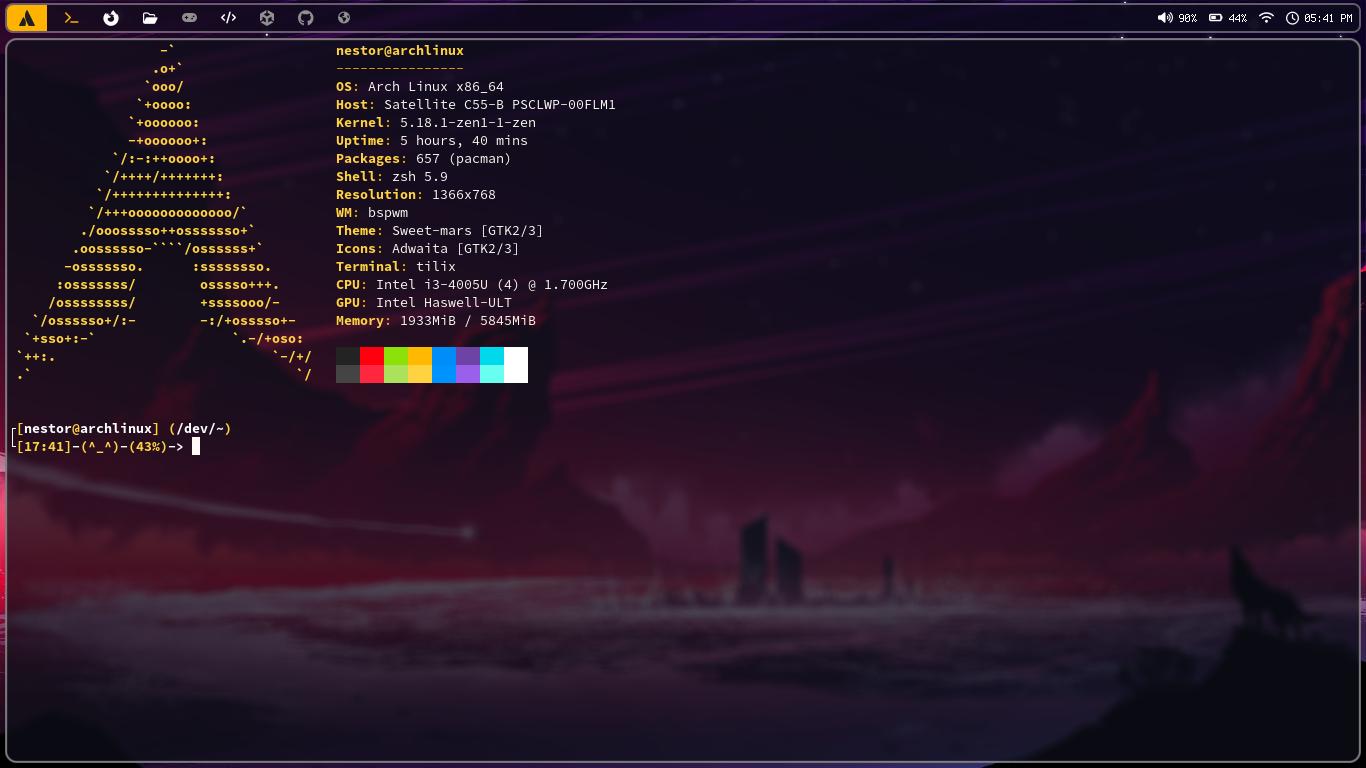 GitHub - NestorOtzx/My-Dotfiles: Dot files of my Archlinux configuration
