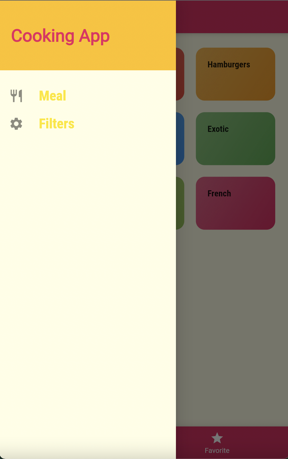 GitHub - Fawziah11/meal-app: Simple meal app developed by Flutter