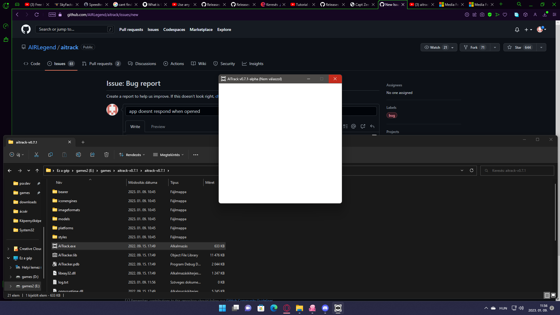app doesnt respond when opened · Issue #202 · AIRLegend/aitrack · GitHub