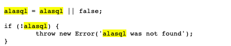 Will loading alasql-worker.js automagically be used when using alasql through npm package (React ...