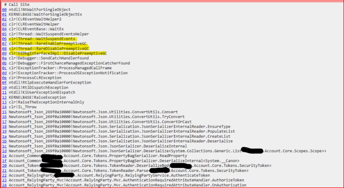 Threads accumulating in Suspended state and issue with CLR Critical Section · Issue #72971 ...