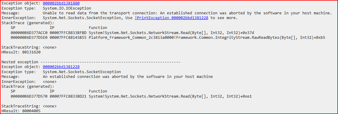 Threads accumulating in Suspended state and issue with CLR Critical ...