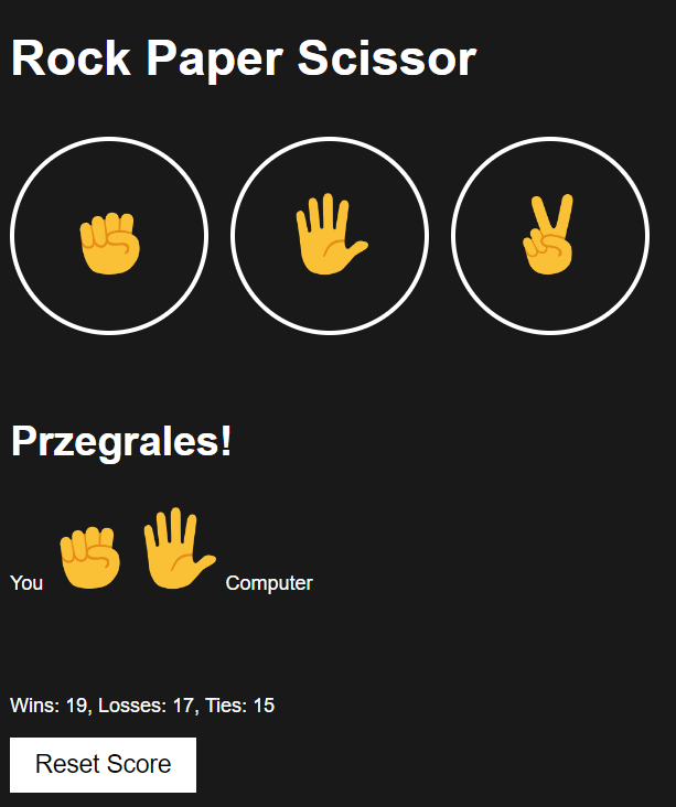GitHub - plewinho/RockPaperScissors