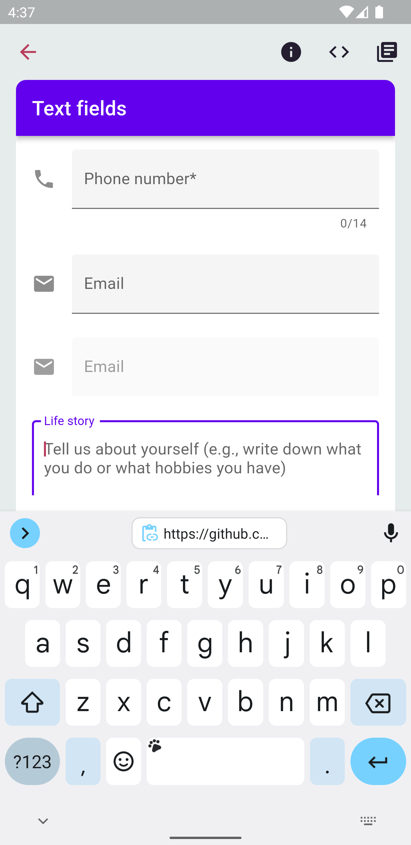 Flutter add-to-app fragment inserts unnecessary bottom padding when keyboard is open · Issue ...