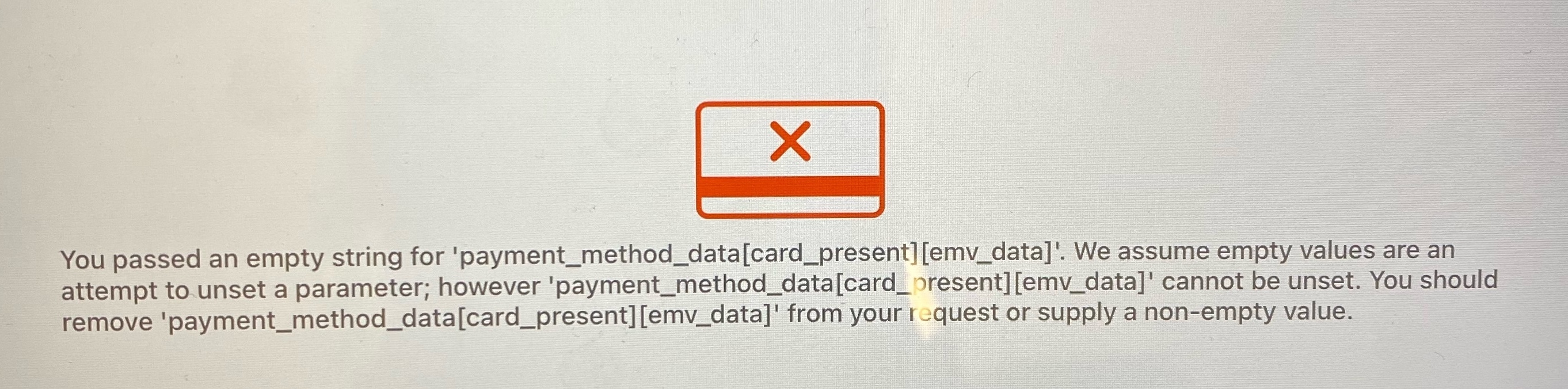 M2 Errors During Processpayment With You Passed An Empty String For Paymentmethoddata 1971