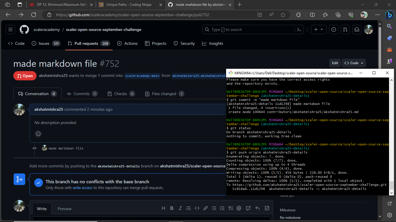 Challenge-akshat-mishra · Issue #390 · scaleracademy/scaler-open-source-september-challenge · GitHub