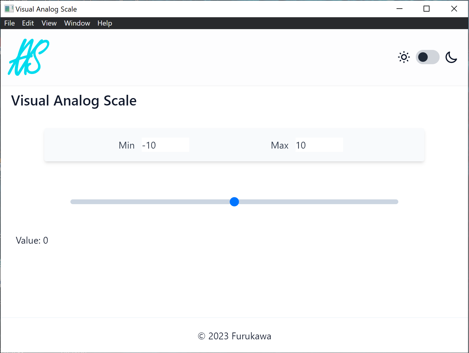 GitHub - ryo-furukawa-1122/VAS: This is a visual analog scale. You can easily define the range ...