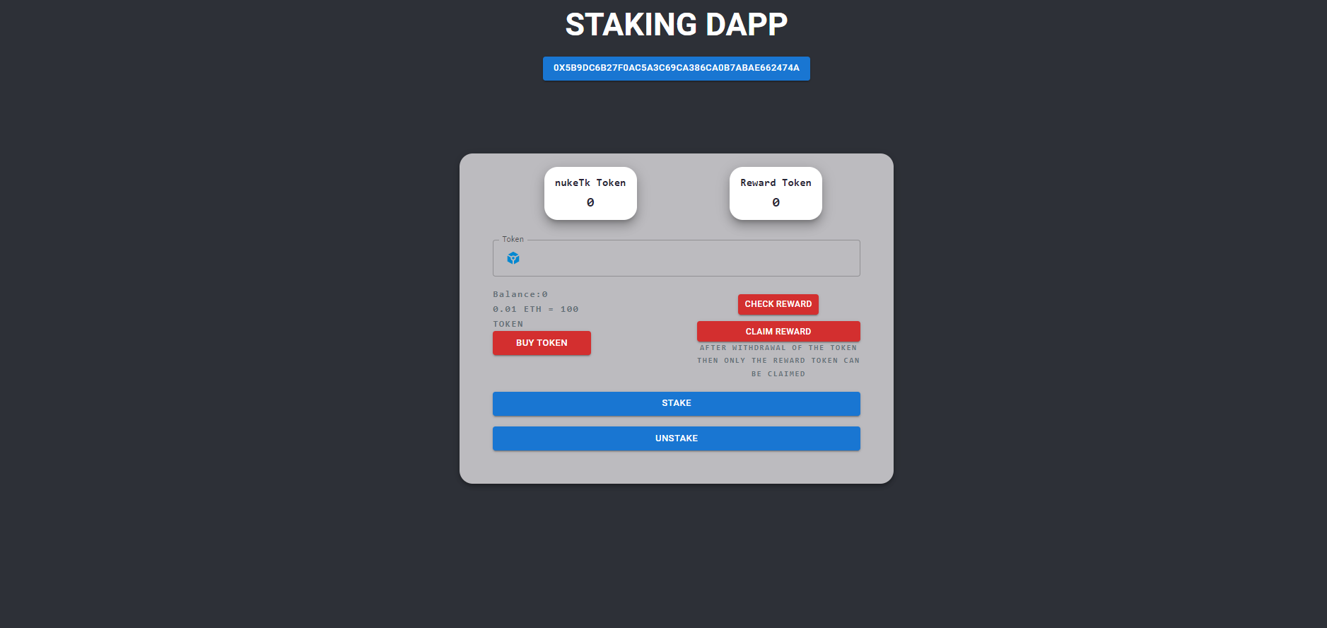 GitHub - nukeTK/StakingDapp: Solidity+Ethers.js+React.js+MaterialUI+Javascript