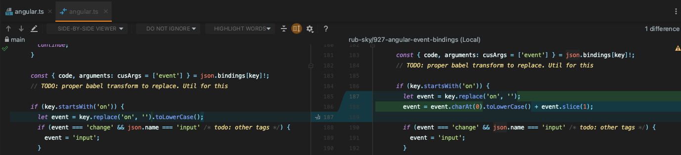 Angular: event bindings treated as attribute binding · Issue #927 · BuilderIO/mitosis · GitHub