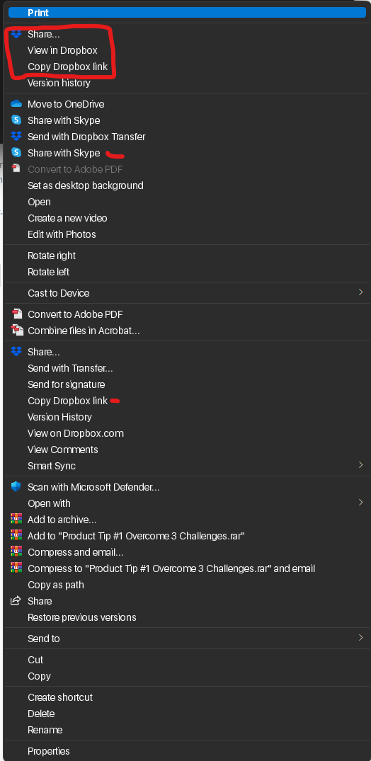 Right Click Options · Issue #9283 · files-community/Files · GitHub