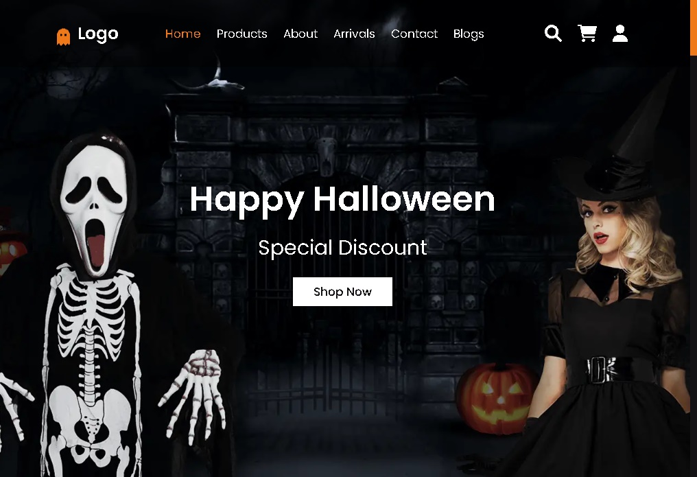 GitHub - 9reis/Halloween-ECommerce: Loja on-line de halloween completo ...