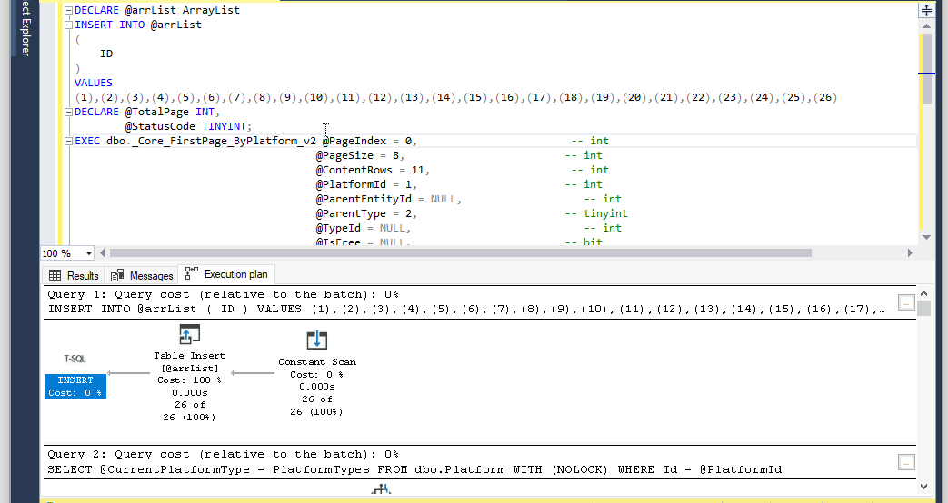 Azure Data Studio the generated missing index is invalid. · Issue ...