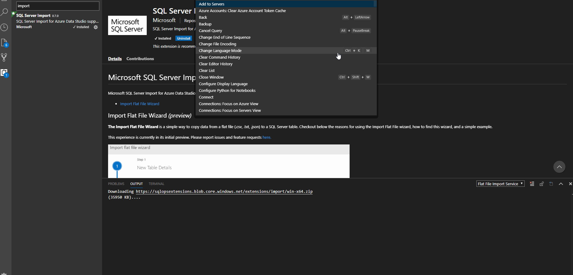 Command Platte and Context menu disappear automatically while installing some extensions · Issue ...