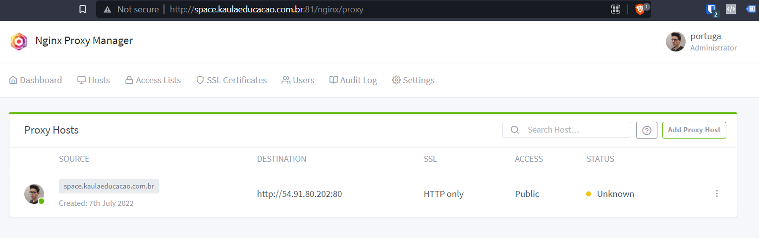 Domain Is Already In Use Help Please · Discussion 2140 · Nginxproxymanagernginx Proxy