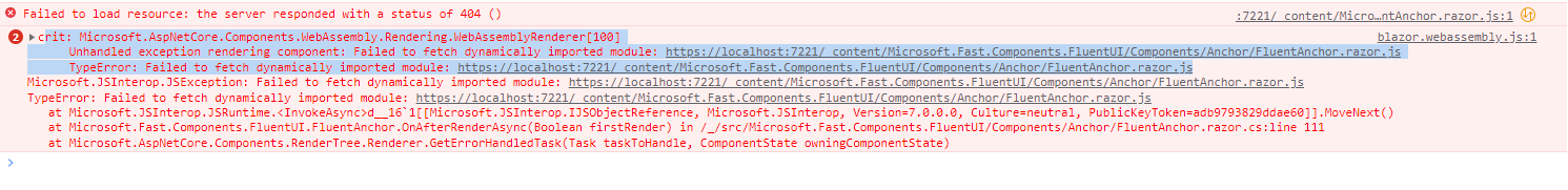Fluentanchor Causes Dynamic Import Module Error Fluentanchorjs · Issue