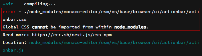 Trying To Import Global Css In When Referencing Keymod · Issue 101 · Suren Atoyanmonaco React