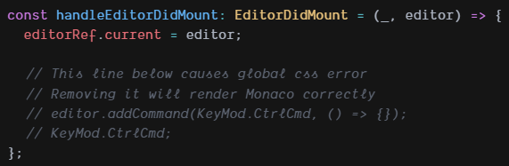 Trying To Import Global Css In When Referencing Keymod · Issue 101 · Suren Atoyanmonaco React