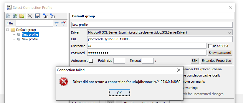 JDBC Driver not fully compliant with JDBC specification (URL Parsing) · Issue #630 · opensearch ...