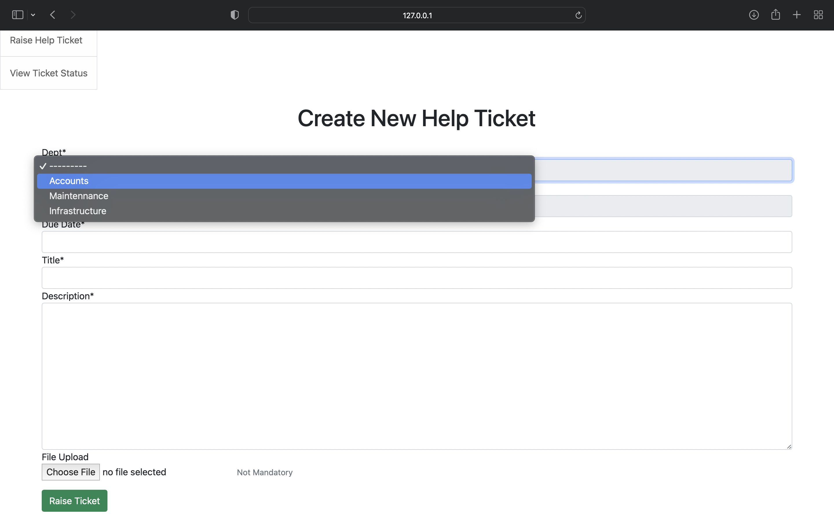 Github Seepanas10helpdesk Django Webapp Developed Using Django 
