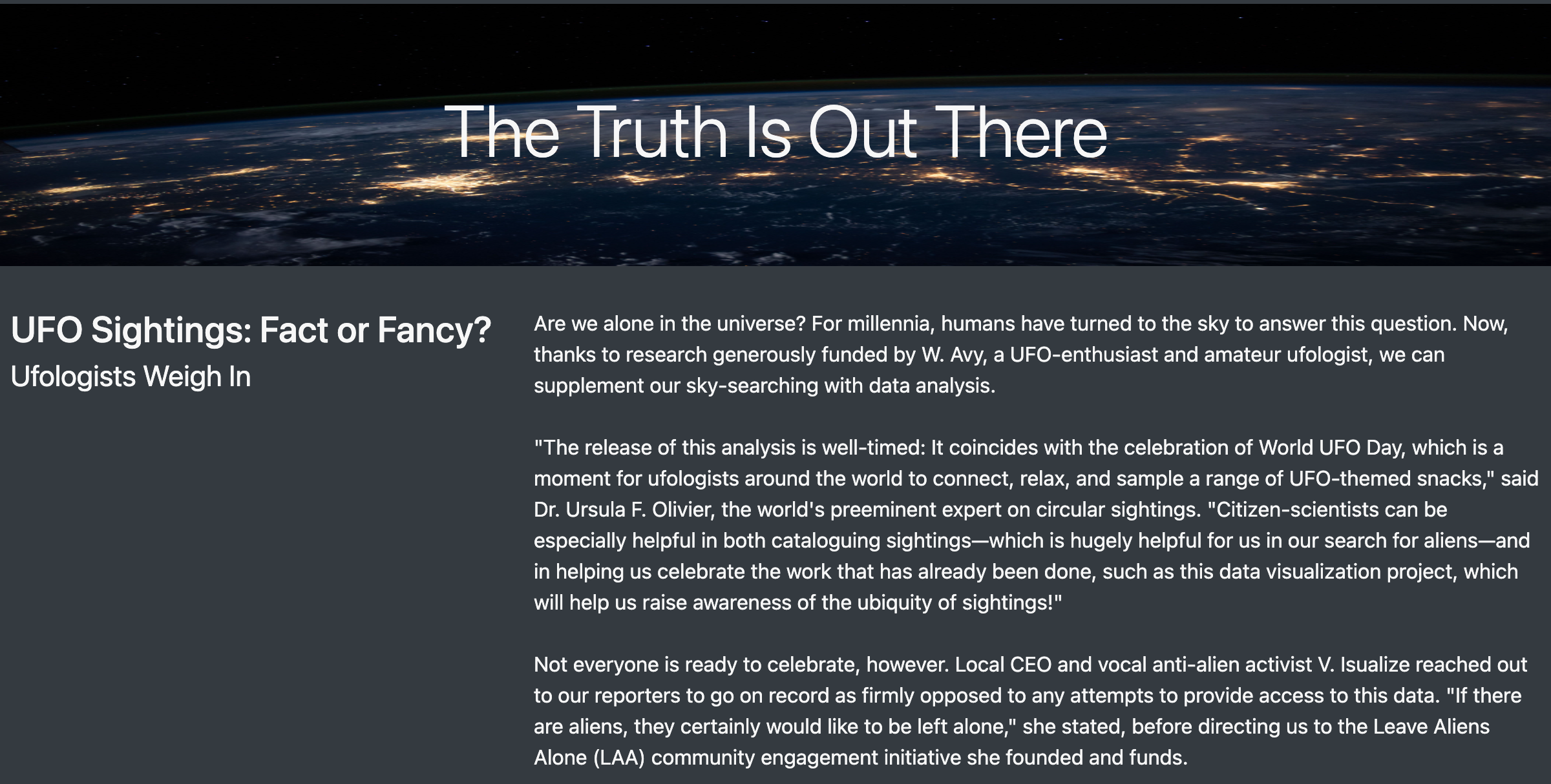 GitHub - clarerobb/UFOs