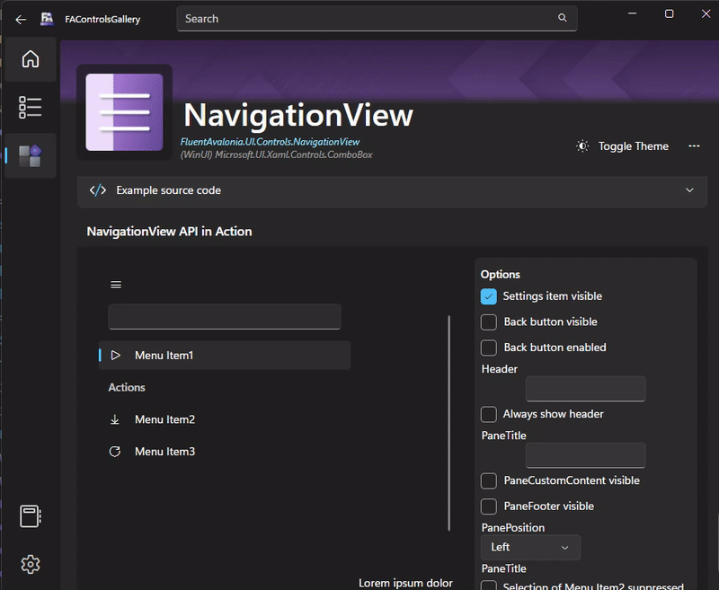 NavigationView PaneTitle clips all descenders (like the bottom of letters such as g, j, q, etc ...