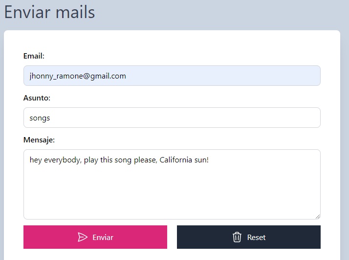 GitHub - alejandrodavidromero/PROYECT-Send-Email