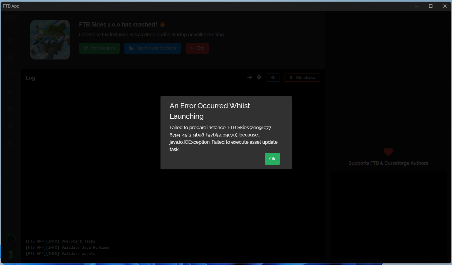 Launcher does not start · Issue #2913 · FTBTeam/FTB-Modpack-Issues · GitHub