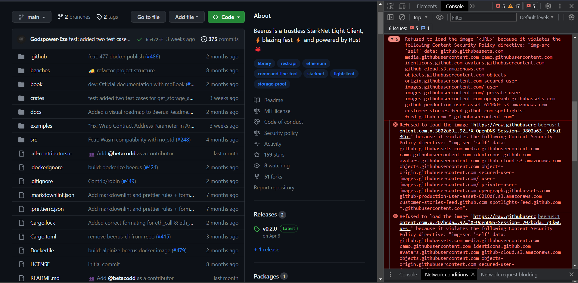 Images Not Visible Or Not Loading In Readmemd And Also In Relative Url Of Github · Community