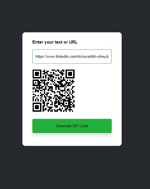 GitHub - NuraddinSh/qr-code-generator
