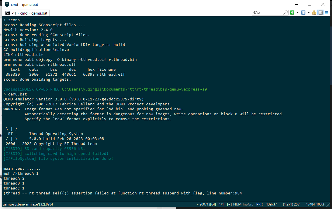rt_mutex_take函数BUG，多互斥锁嵌套导致 “thread == rt_thread_self()” 检查过不去 · Issue #6689 · RT-Thread/rt ...