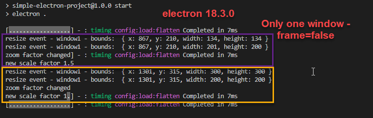 [Bug]: When changing monitor's scale factor while having multiple frameless windows, windows are ...