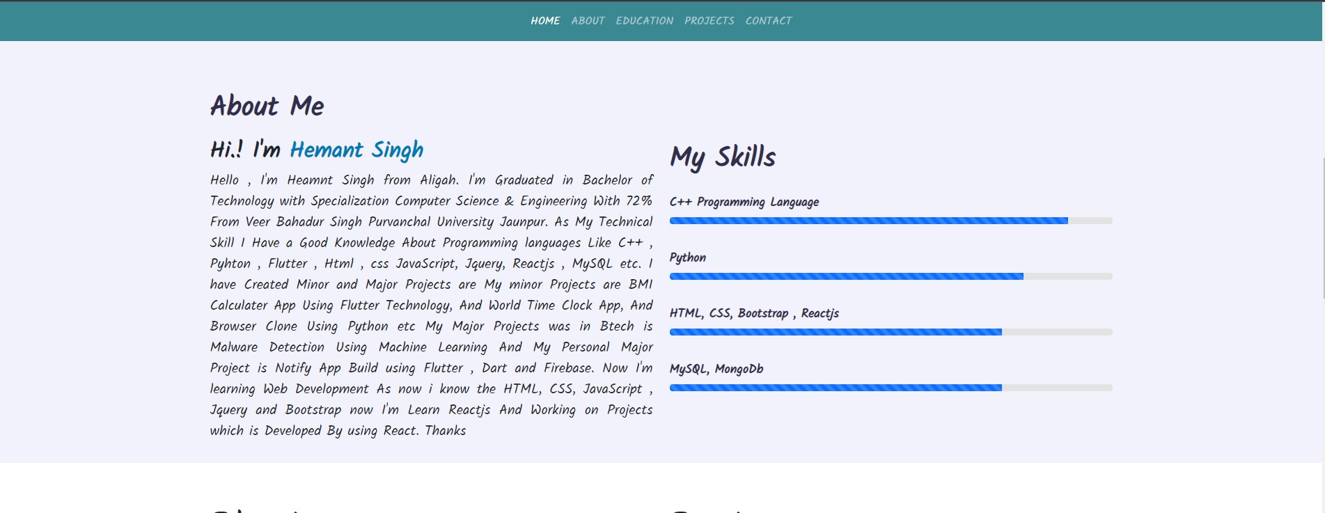 GitHub - hemant140/My-Portfolio-