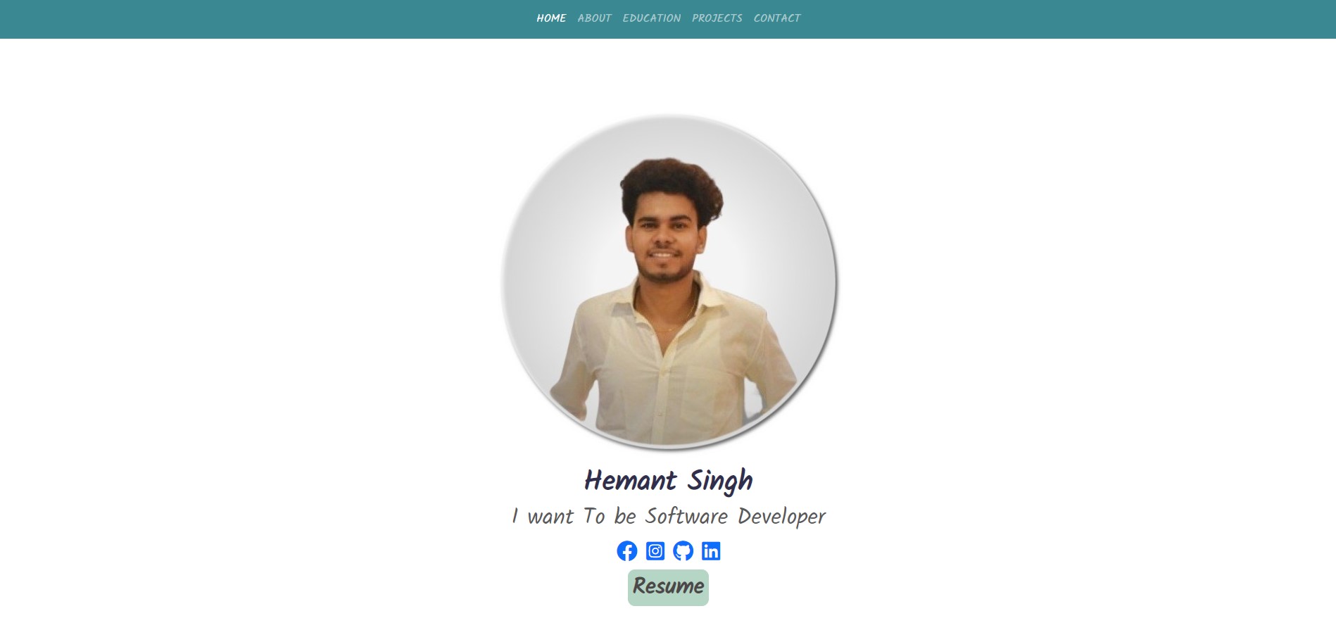 GitHub - hemant140/My-Portfolio-