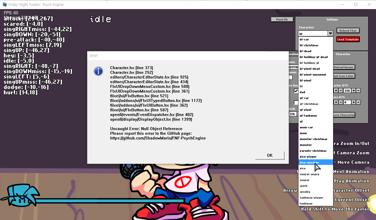 Character Editor Bug · Issue 9239 · Shadowmariofnf Psychengine · Github