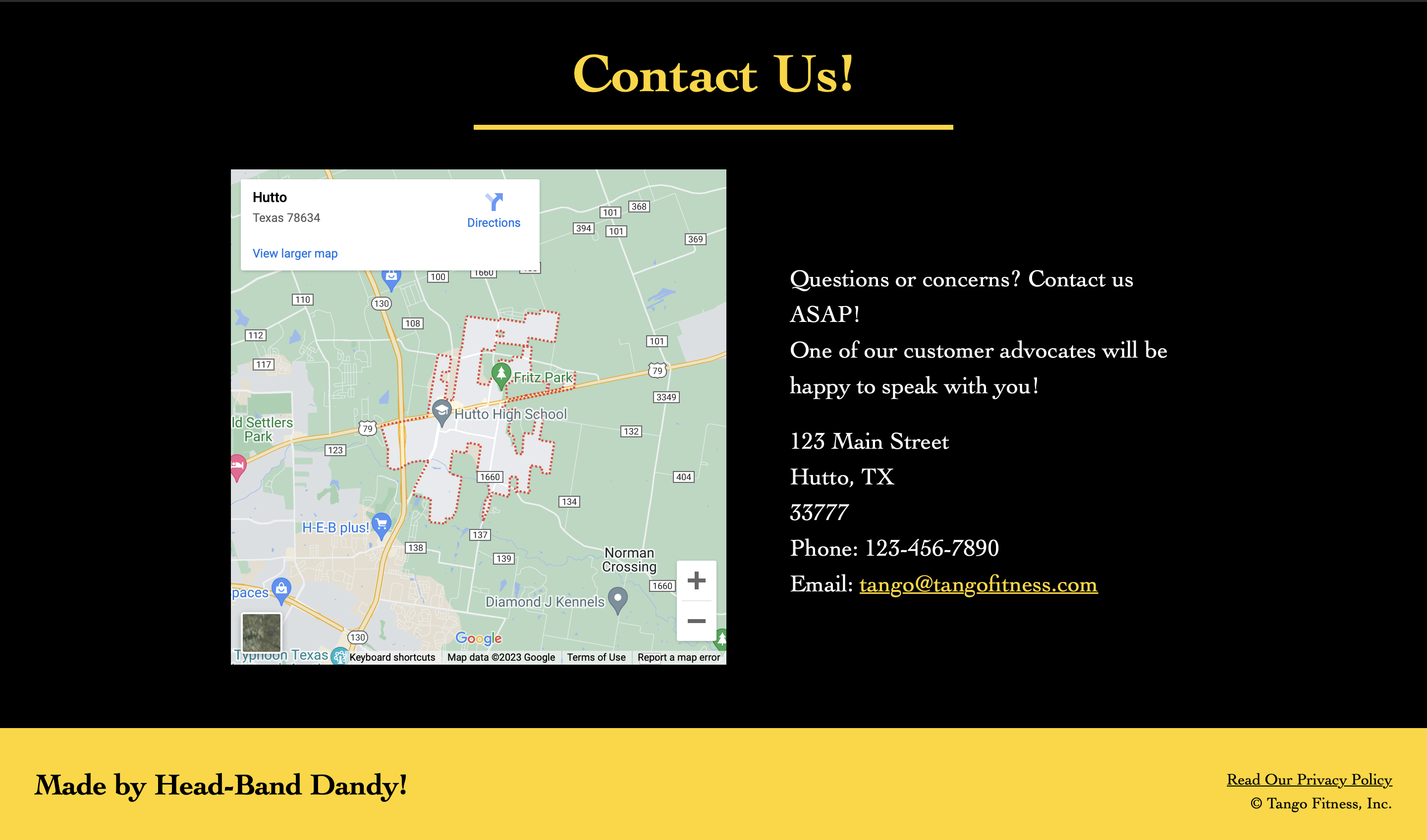 GitHub - HeadbandDandy/tango-fitness: This is a front-end application for a local run club.