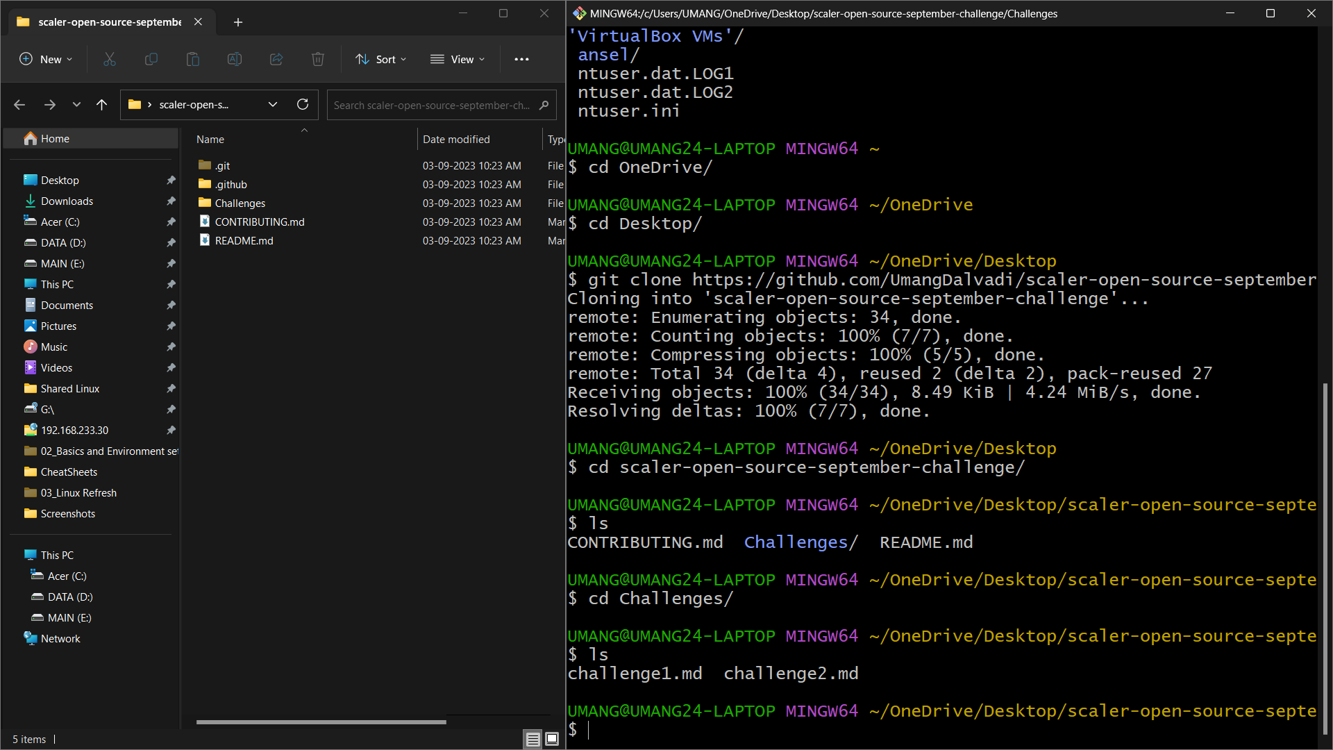 Challenge #1: Umang Dalvadi · Issue #405 · scaleracademy/scaler-open-source-september-challenge ...