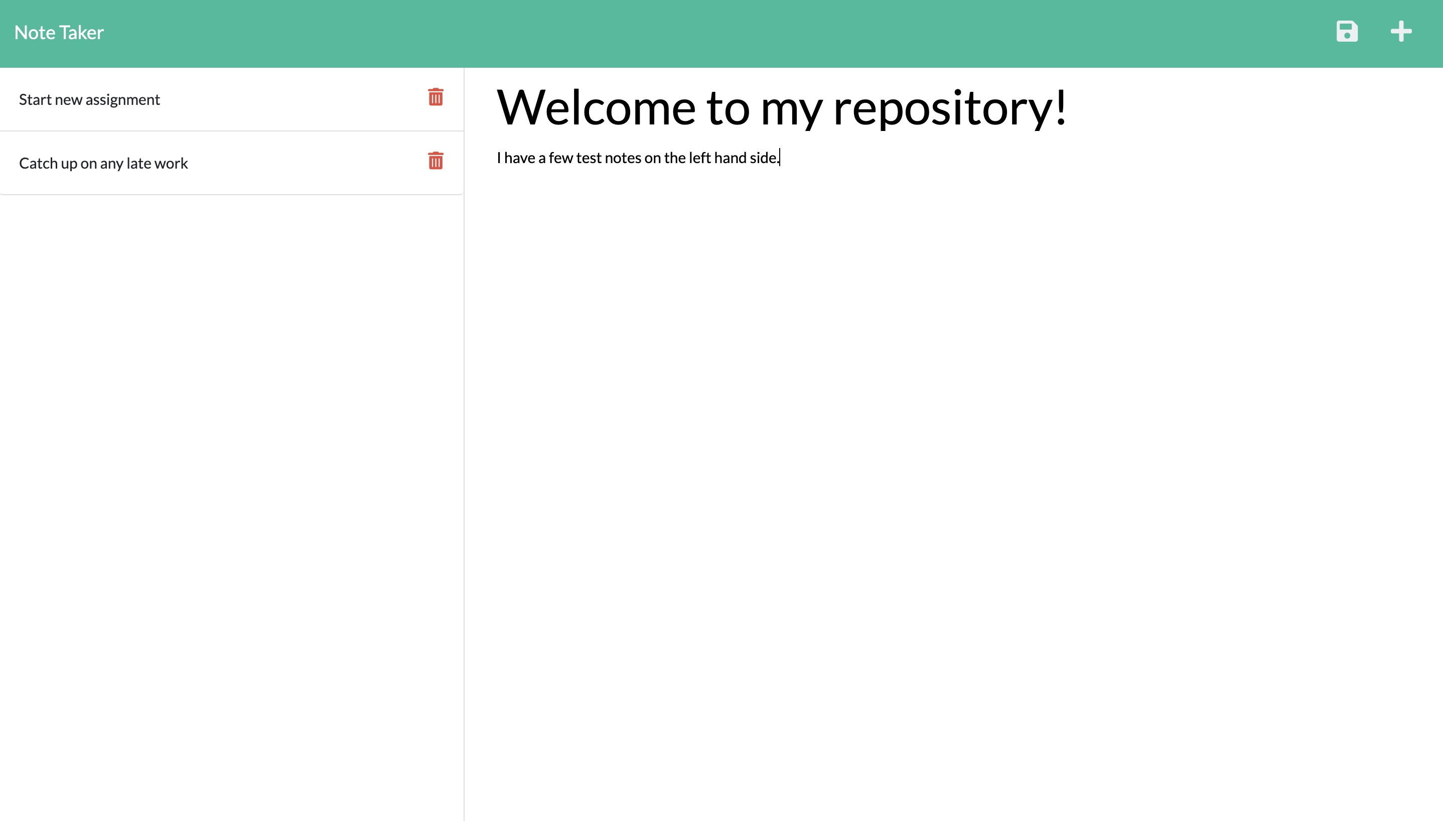 GitHub - saucymj/Note-Taker