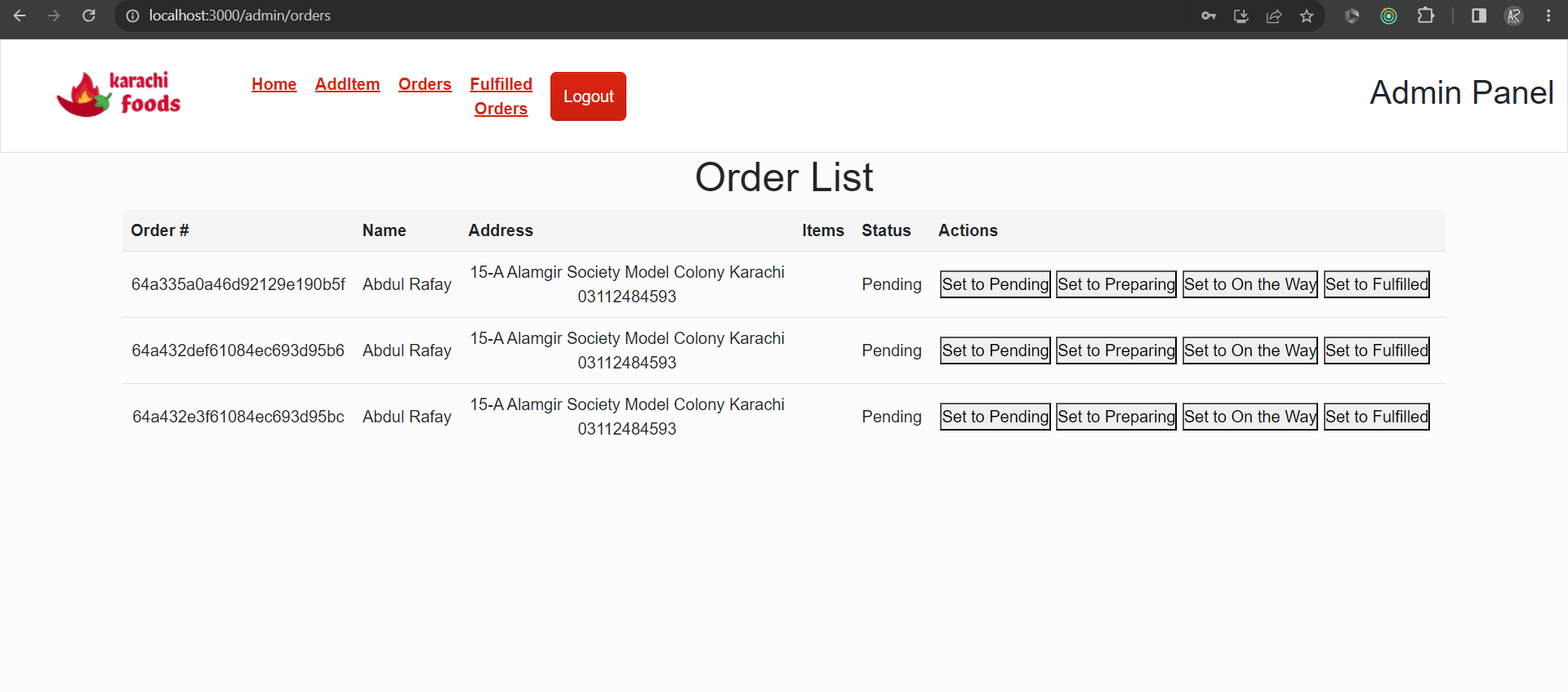 GitHub - Rafay0508/Karachi-Foods-Resturant-using-MERN-Frontend: About Website with basic ...