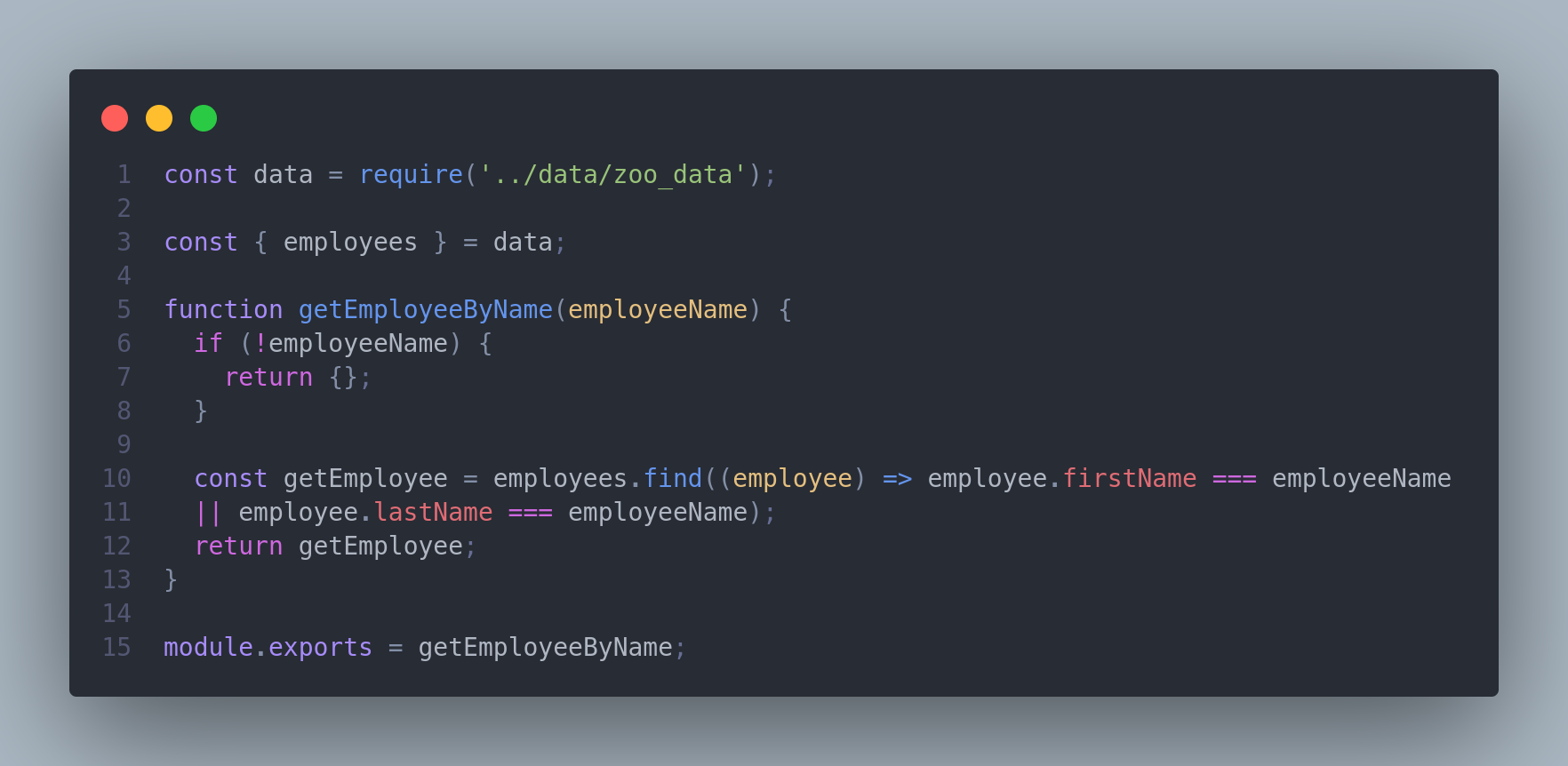 GitHub - joanamds/projeto-zoo-functions: Projeto desenvolvido no módulo de Fundamentos do ...