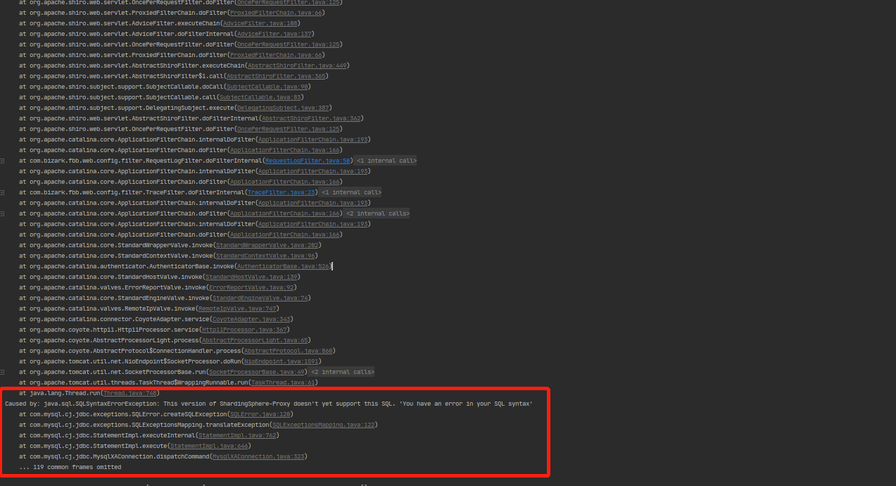 Shardingsphere Proxy Throw Xa Exception When Integration With Spring 9255