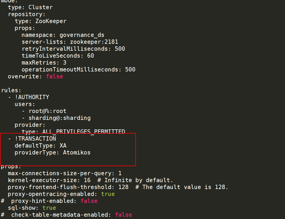 Shardingsphere Proxy Throw Xa Exception When Integration With Spring Boot And Atomikos · Issue