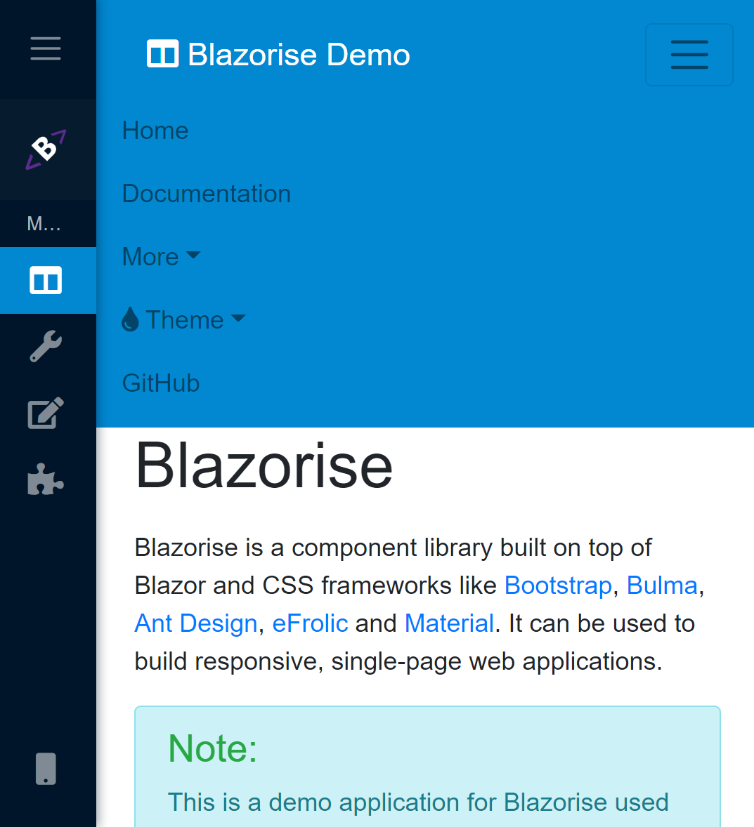 Layout/Bar Header collapse issue in mobile · Issue #1615 · Megabit/Blazorise · GitHub