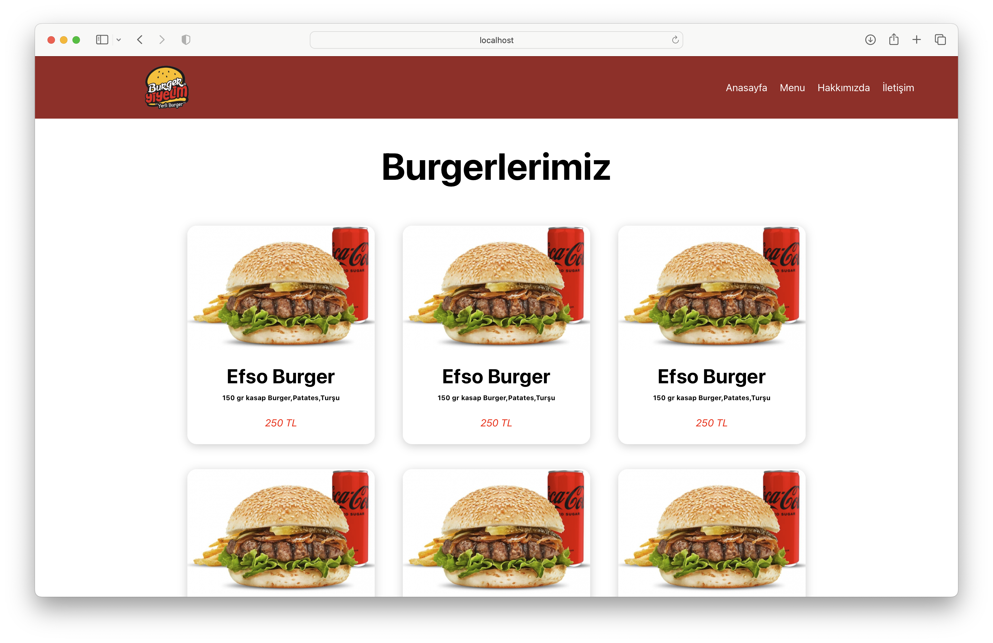GitHub - atakankasbasi/React-Burger-Restaurant-Project