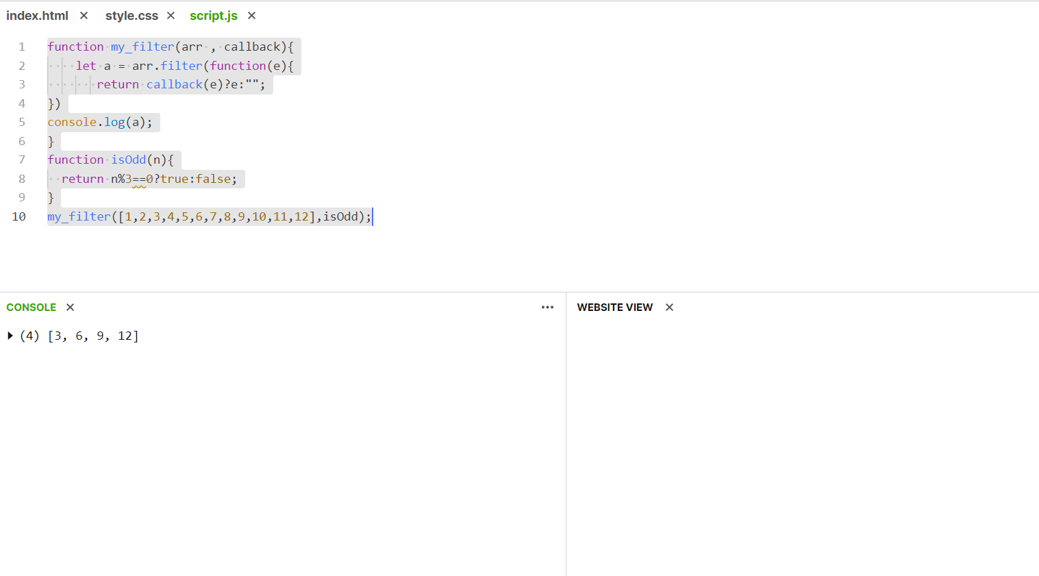 JS - Callback Functions - Filter · akash-coded mern · Discussion #73 · GitHub