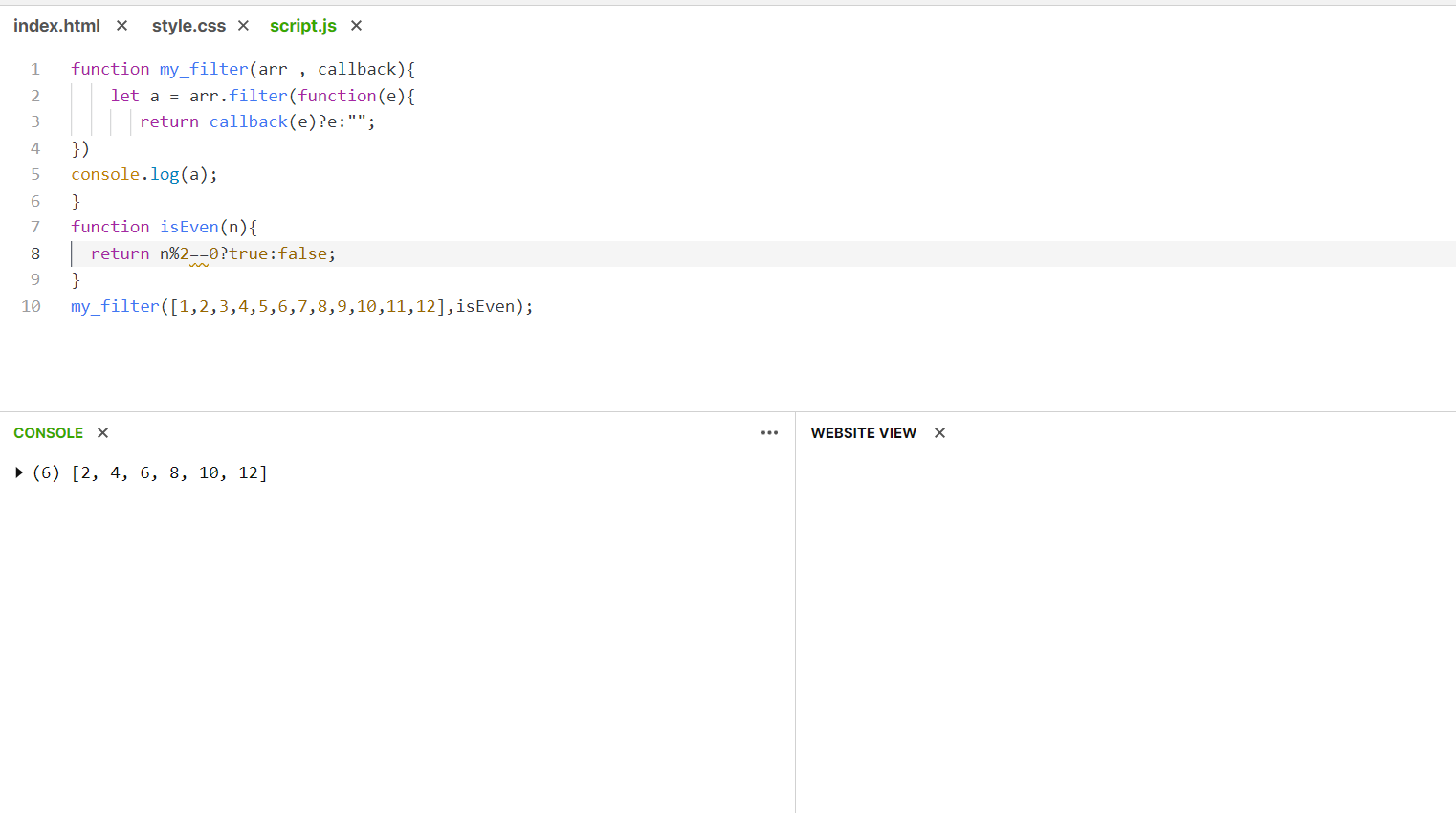 JS - Callback Functions - Filter · akash-coded mern · Discussion #73 · GitHub
