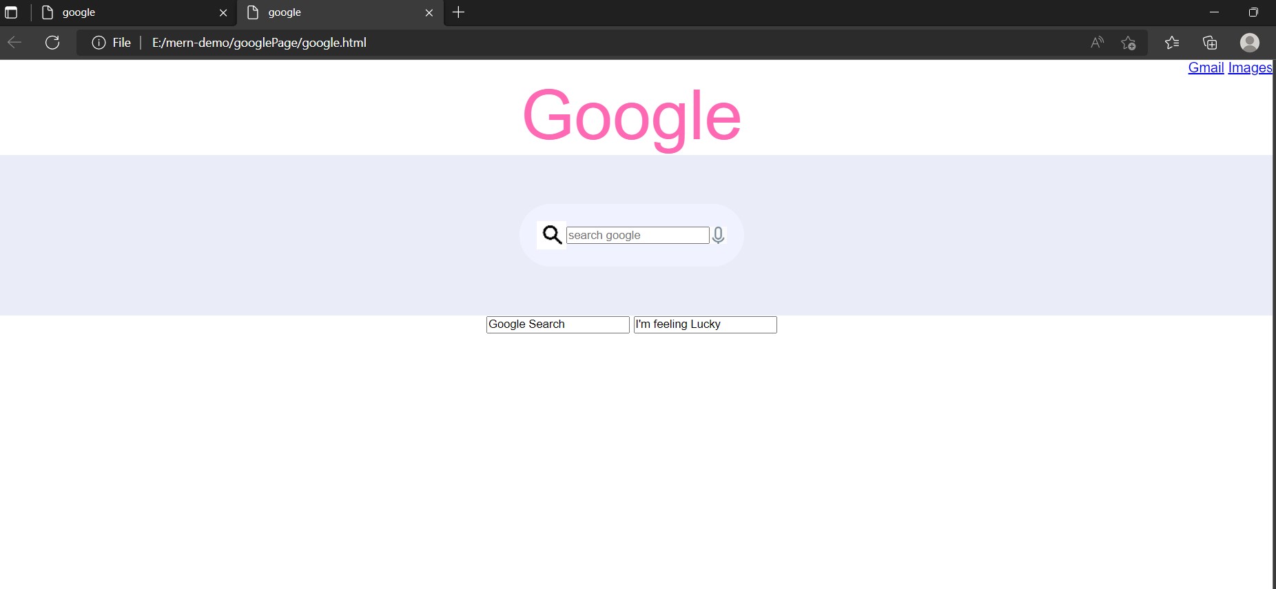 Task - HTML & CSS - Google Search Page Clone · akash-coded mern · Discussion #47 · GitHub