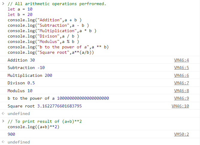JS - Operators - Arithmetic Operators · akash-coded mern · Discussion #67 · GitHub