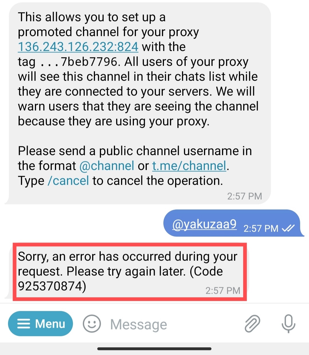Mtproxy Admin Bot Error · Issue #265 · alexbers/mtprotoproxy · GitHub